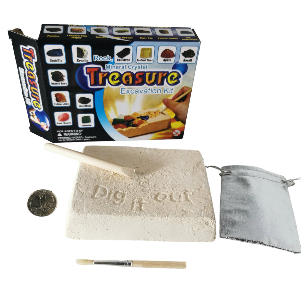 Rock Mineral and Crystal Treasure - Excavation Kit