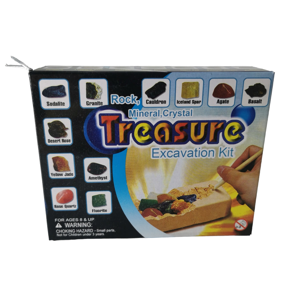 Rock Mineral and Crystal Treasure - Excavation Kit