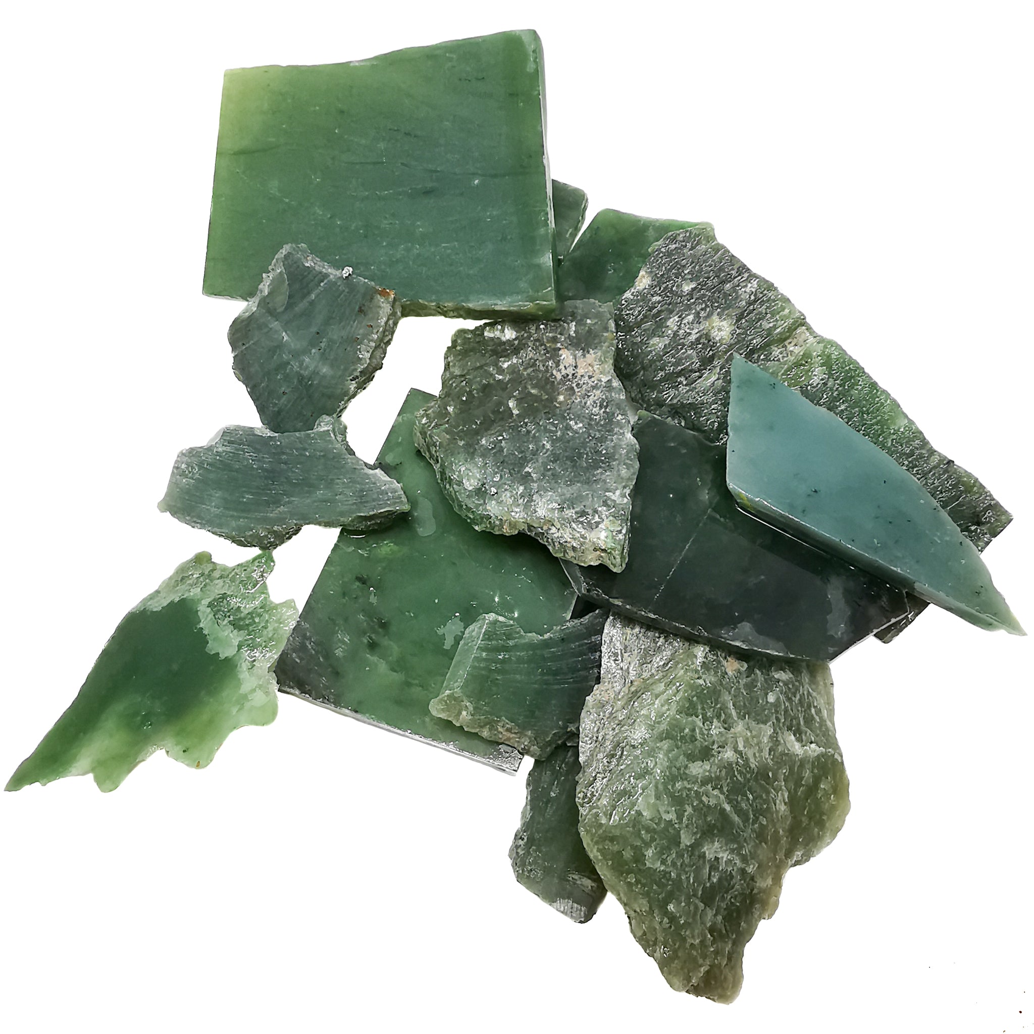 BC Nephrite Jade Offcuts - High Grade - Rough