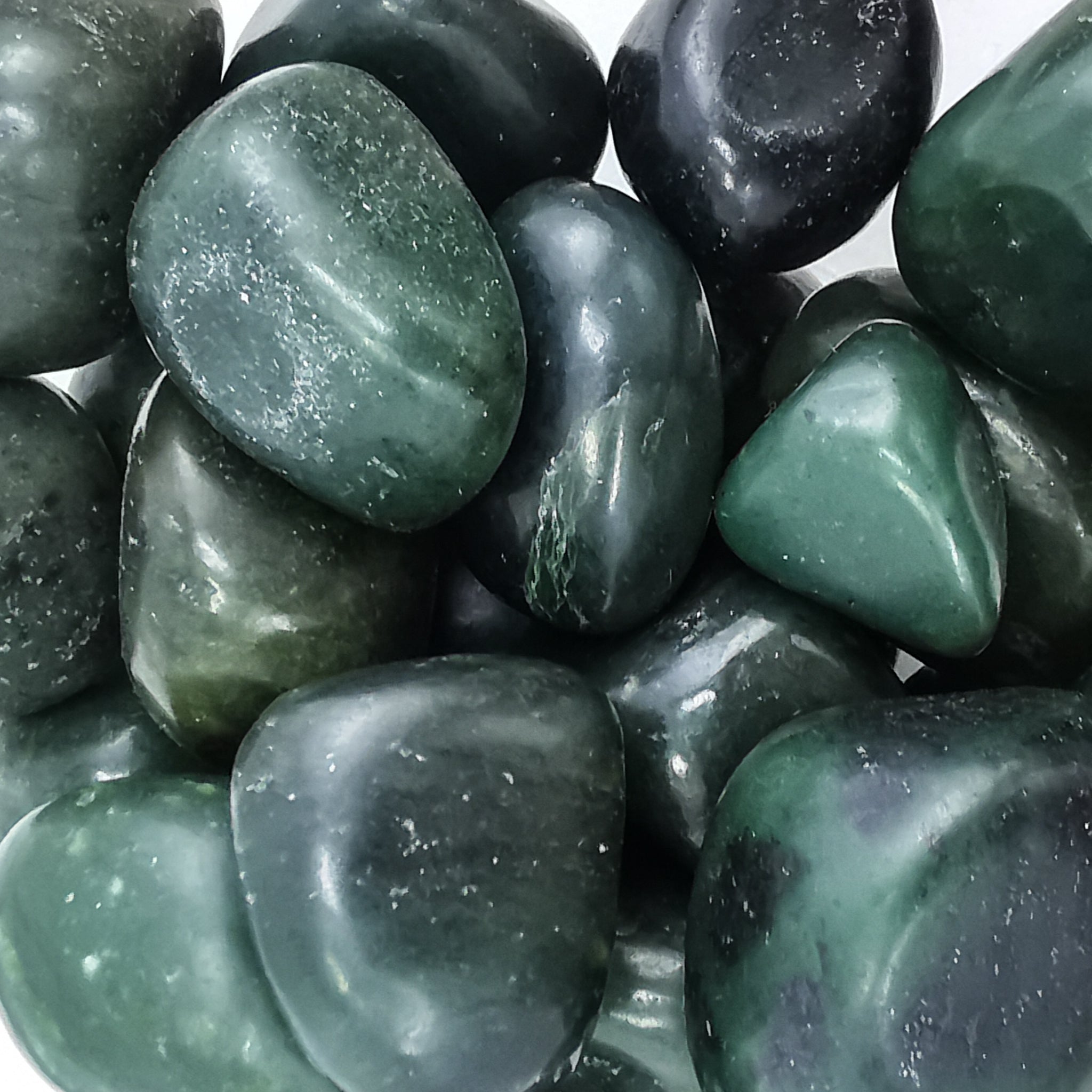 BC Jade (Nephrite)- Matte Finish - Tumble