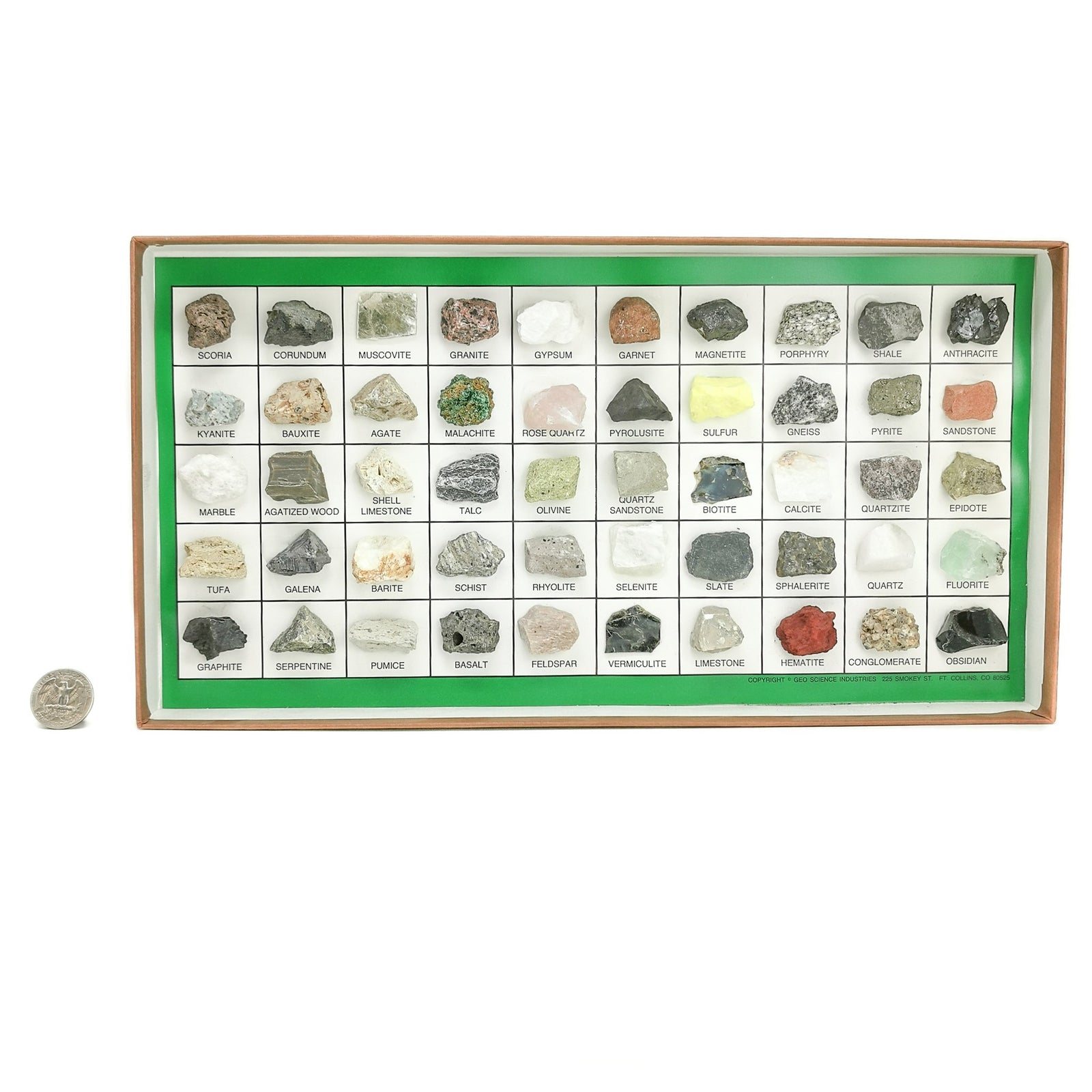 50 pieces - Mineral Set