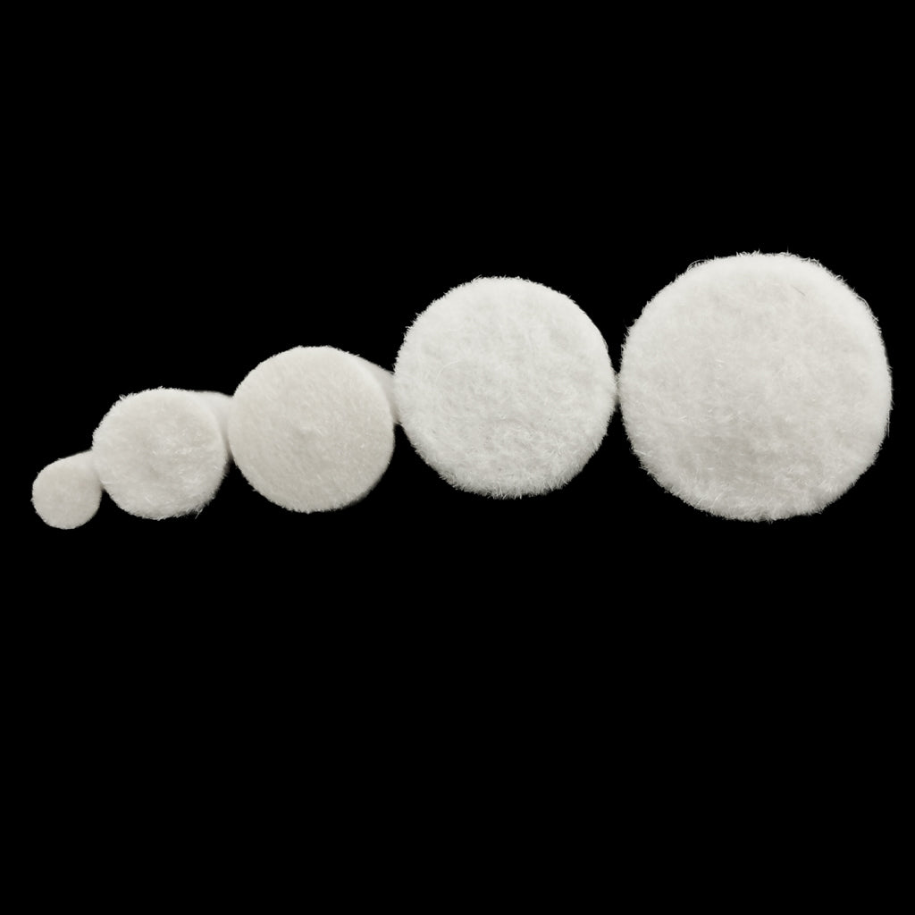 Hard Pressed Felt - Cylinders - 12pcs