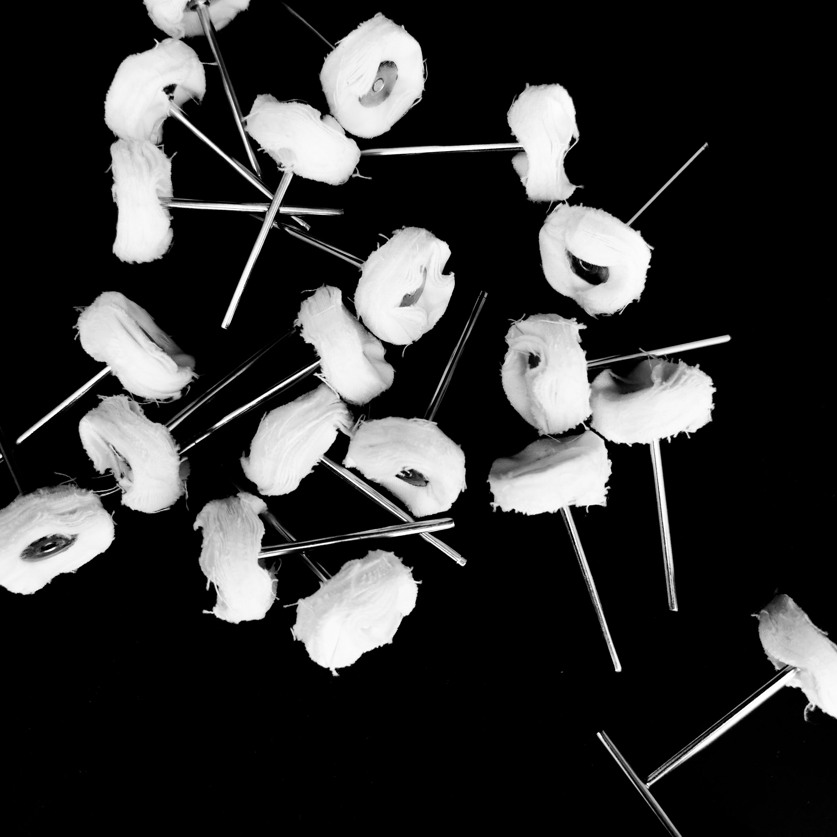White Muslin Wheels - Polishing Bob - 5pcs