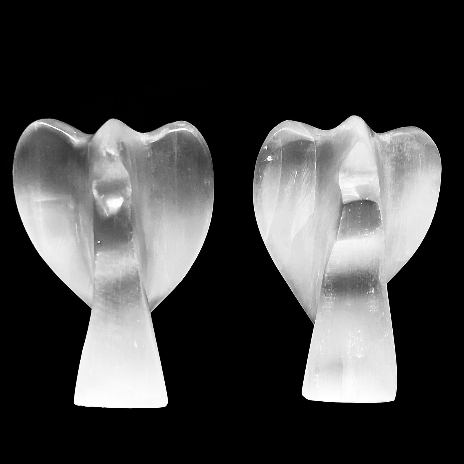 Selenite Angel - Carving