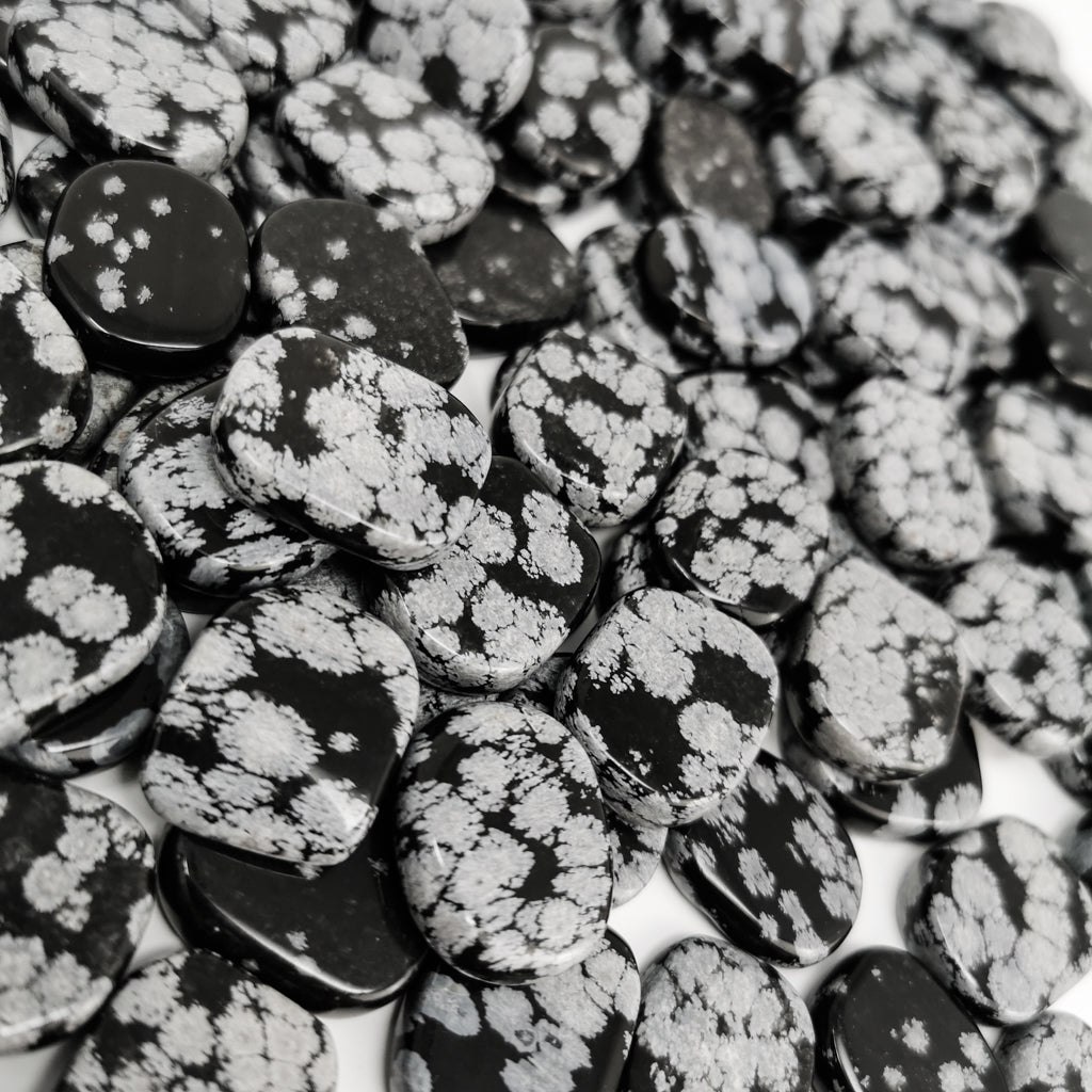 Snowflake Obsidian - Flat Tumble