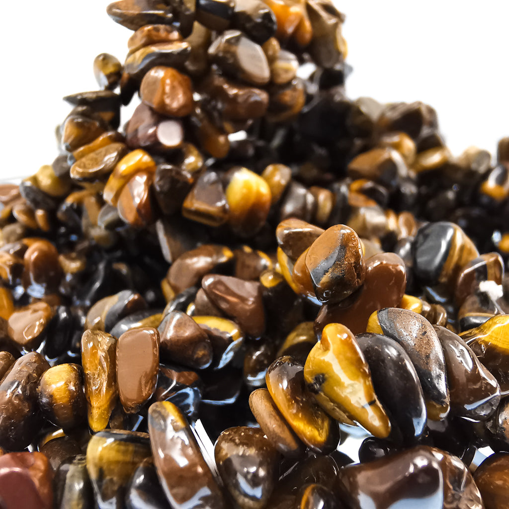 Tiger's Eye - Triple Chip Bead Bracelet